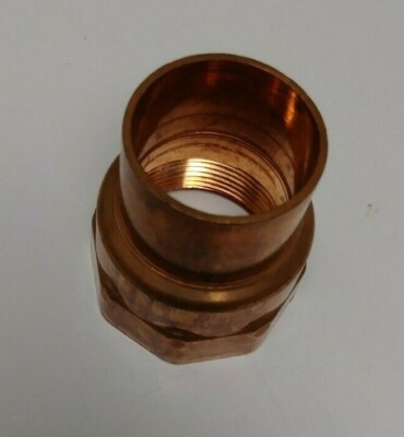 1-1/4" Threaded Female Adapter FIP x C Copper Pipe Fitting | eBay