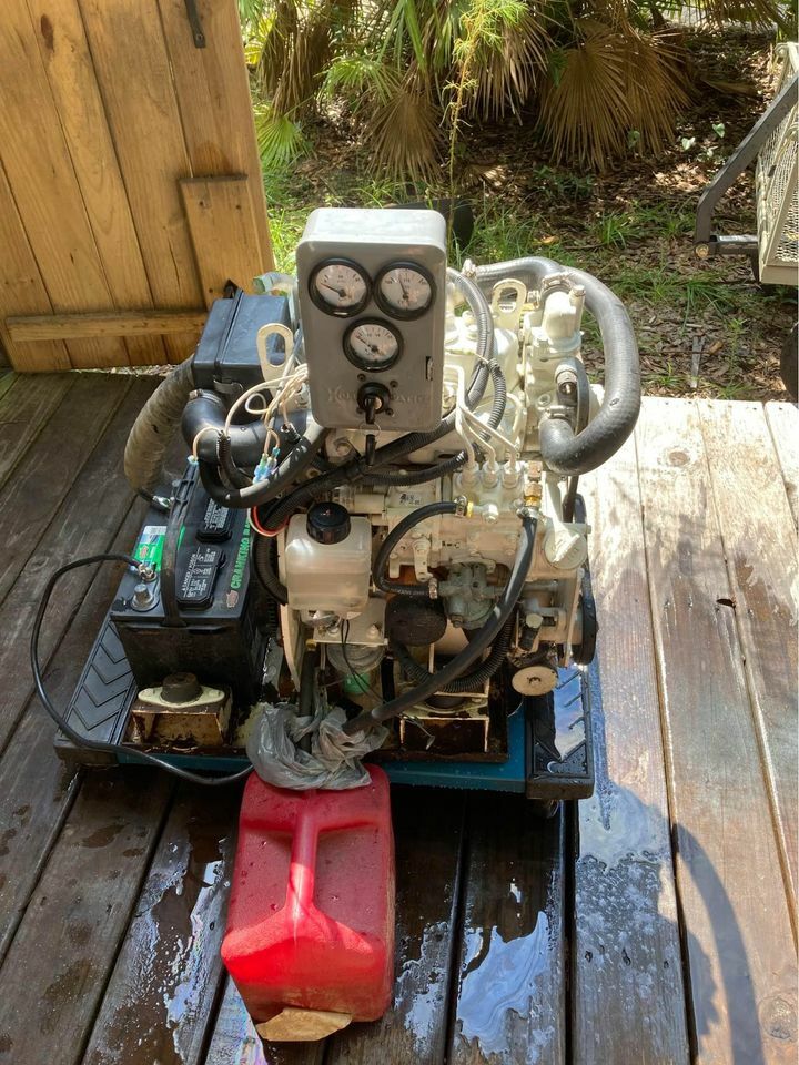 Yanmar 3TNE74C-EKM // 24 HP Marine Diesel Engine | eBay
