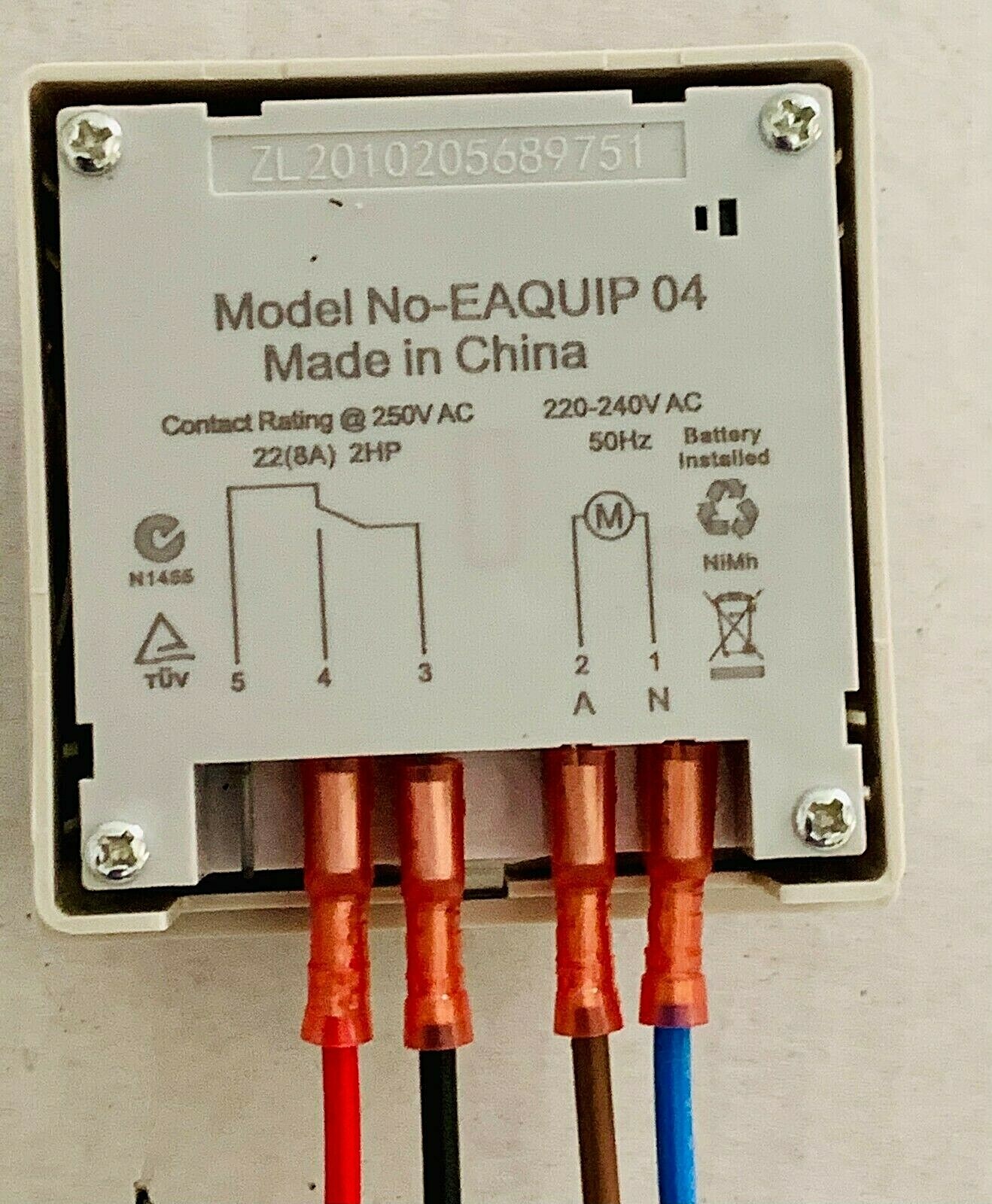 Replace A-TB72Q Time Clock Quartz Battery Backup Timer For Salt ...