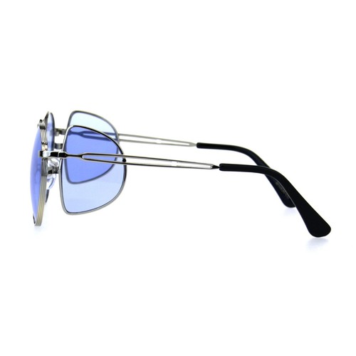 Mens Pimp Side Visor Round Circle Color Lens Metal Rim Sunglasses | eBay