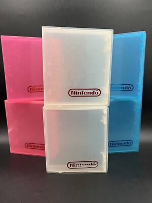 Lot of 6 Nintendo NES Plastic Clamshell Hard Case Official OEM Logo | eBay