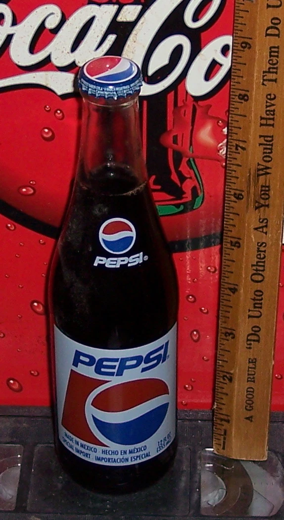 Mexican Pepsi Glass Bottle