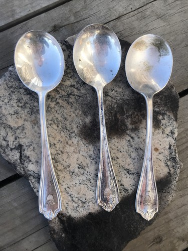 Antique USCG Coast Guard Silver Plate Soup Spoons | eBay