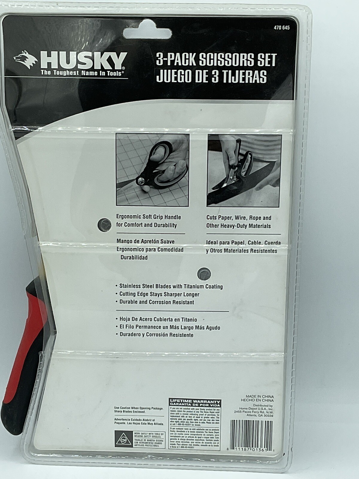 Husky 4pack Titanium Scissors Set for sale online | eBay