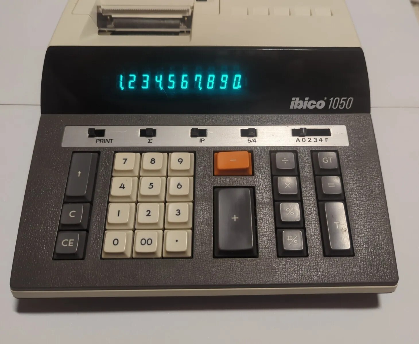 Vintage Calculator Ibico 1050 Tested & Working 10 Digit Adding Machine ...