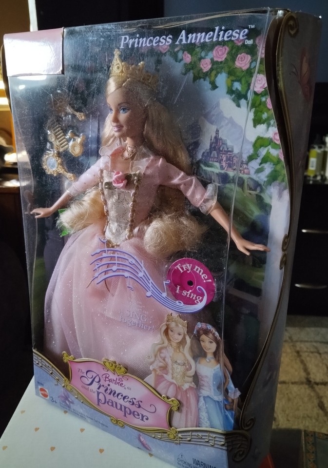 Barbie Doll The Princess And The Pauper Princess Anneliese Mattel