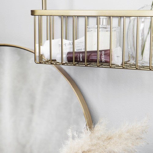 House Doctor Korb Bath Messing Gold Hängekorb Wandkorb Aufbewahrung Bad ...