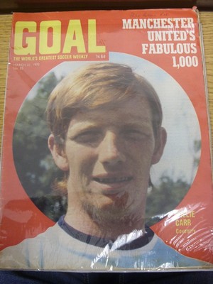 21/03/1970 GOAL Magazine: No.085 - Willie Carr, Coventry City Cover ...