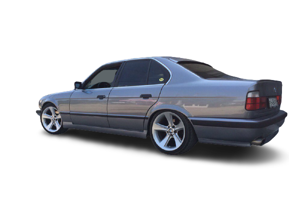bmw E34 front bumper lip m tech stylespoiler + spoiler for window ...