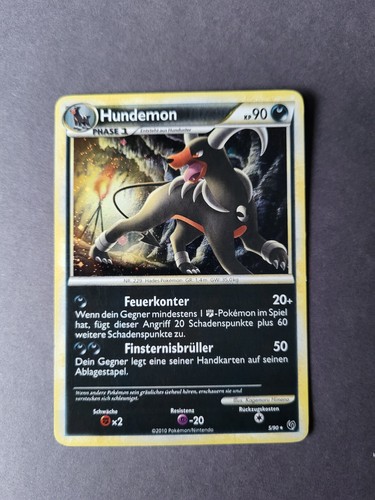 Hundemon 5/90 -HGSS Unerschrocken rare holo Deutsch | eBay.de