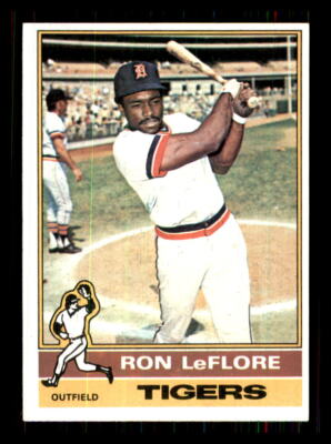 1976 Baseball Topps Ron LeFlore Detroit Tigers #61 | eBay