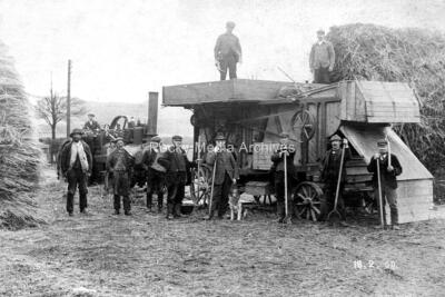 Fgm-61 Traction Engine, Threshing orn, North Cave, Yorkshire. Photo ...