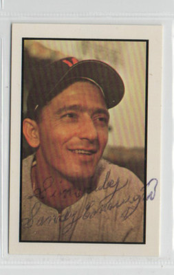 Sandy Consuegra 1953 Bowman Color reprint authentic autographed card ...