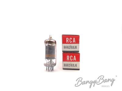 2 Vintage RCA 6BJ6/CV3909/6662 Remote Cut-off Mobile Audio Vacuum Tube ...