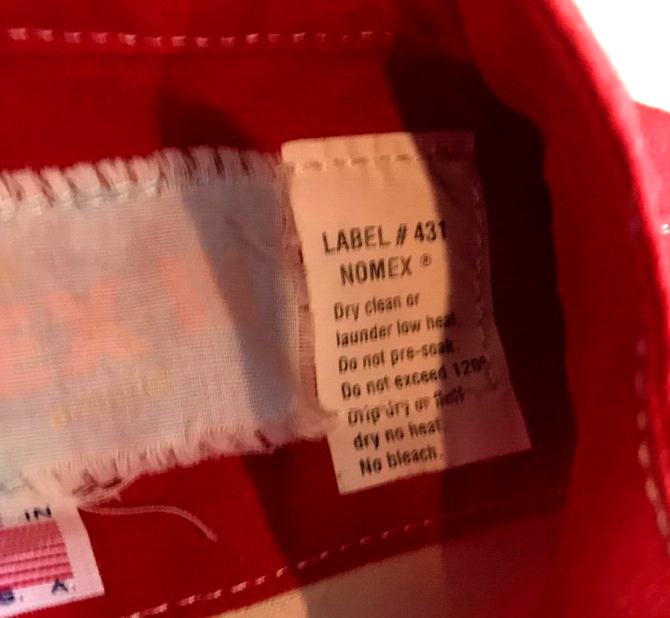 1970's - 80's Patti Betts Race Worn JB Hinchman Nomex Label #431 ...