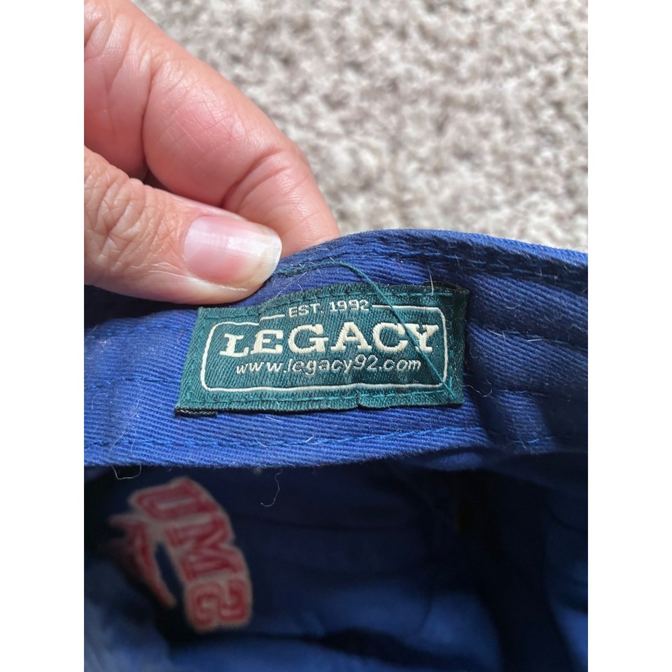 SMU Mustangs Baseball Cap Blue Red Embroidered Logo Legacy 92 ...