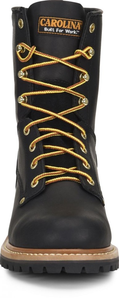 CAROLINA Men's 8" Elm Steel Toe Unlined Logger Work Boot Black - CA1825 ...