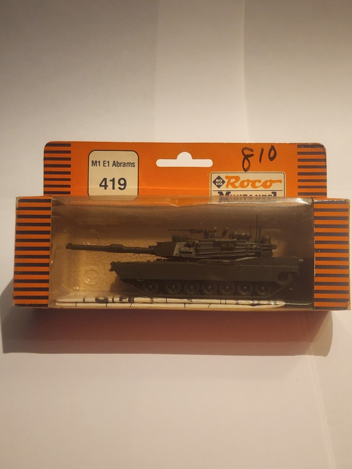 Roco Minitanks 1/87 vintage US M-1 E1 Abrams Tank | eBay