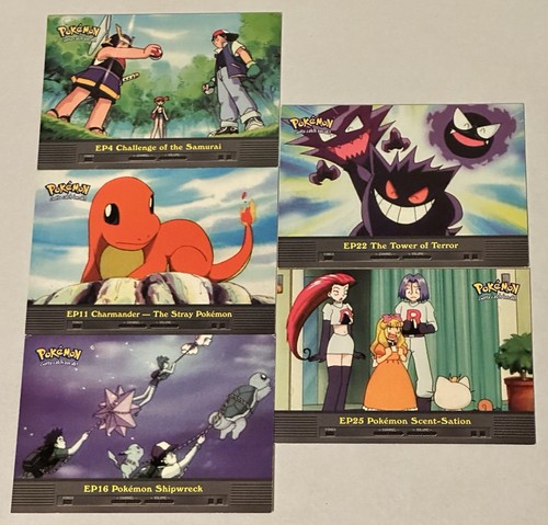 Topps 2000 TV Animation Edition Blue Logo Pokemon cards Series 2 Lot Of ...