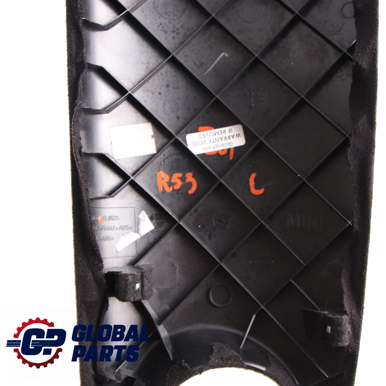 Dashboard Trim Mini R53 Dash Panel Cover Passenger Black Cloth 7124344 ...