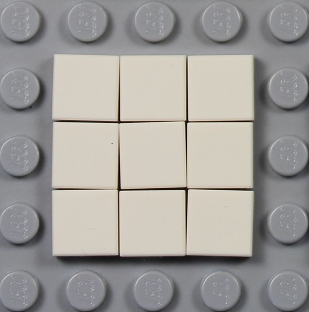 LEGO - 1x1 Square Tiles - PICK YOUR COLORS Smooth Finishing Flat Mosaic ...