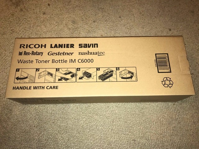 2pk Genuine Ricoh Savin Lanier 418425 Im C6000 Waste Toner Container ...