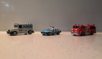 Vintage Mattel Hot Wheels Mini Armored Car Fort Knox, Police, Fire ...