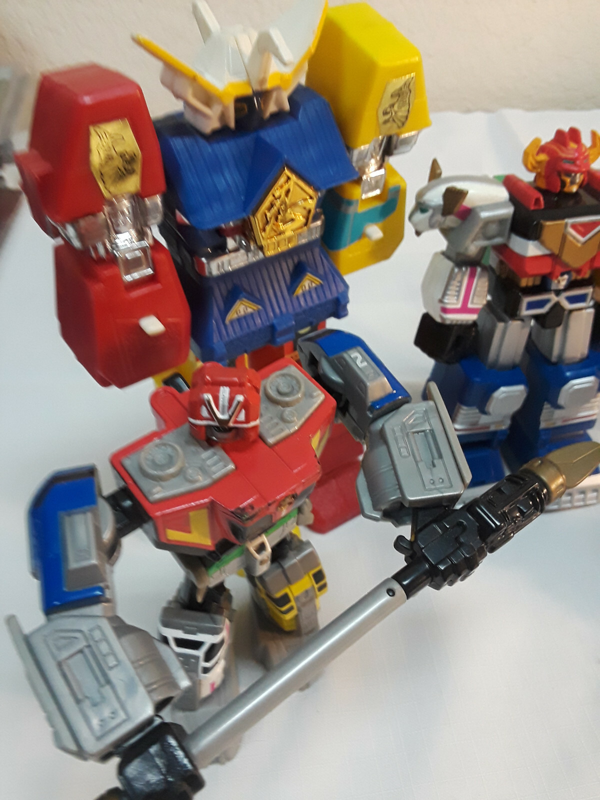 3 Bandai Power Ranger Robots and 2 Others | eBay