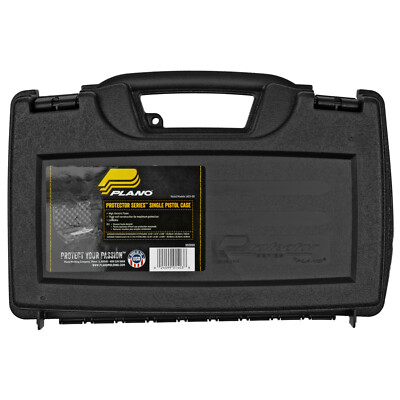 Plano, Protector Single Pistol Case, 10"X6", Black | eBay