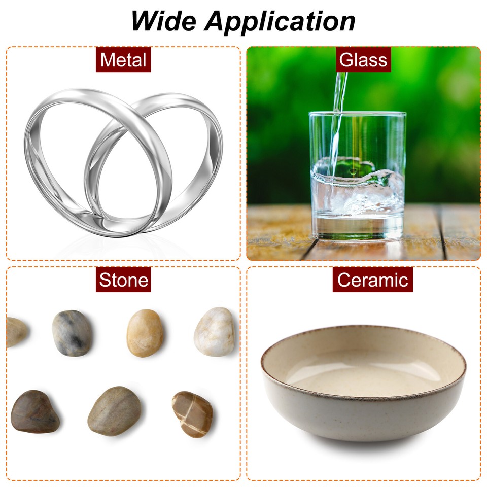 20pcs Wool Felt Mounted Mandrel 10mm x 18mm 1/10 Inch Shank Conical ...