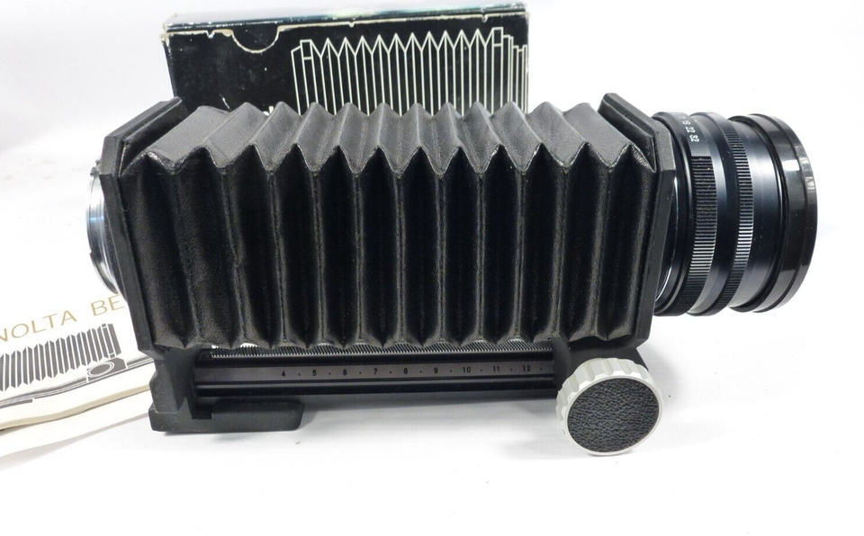 Minolta AUTO Bellows Rokkor 100mm F/4 with Bellows III refm | eBay