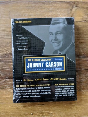 The Tonight Show The Ultimate Collection Johnny Carson DVD 3 Disc Set ...