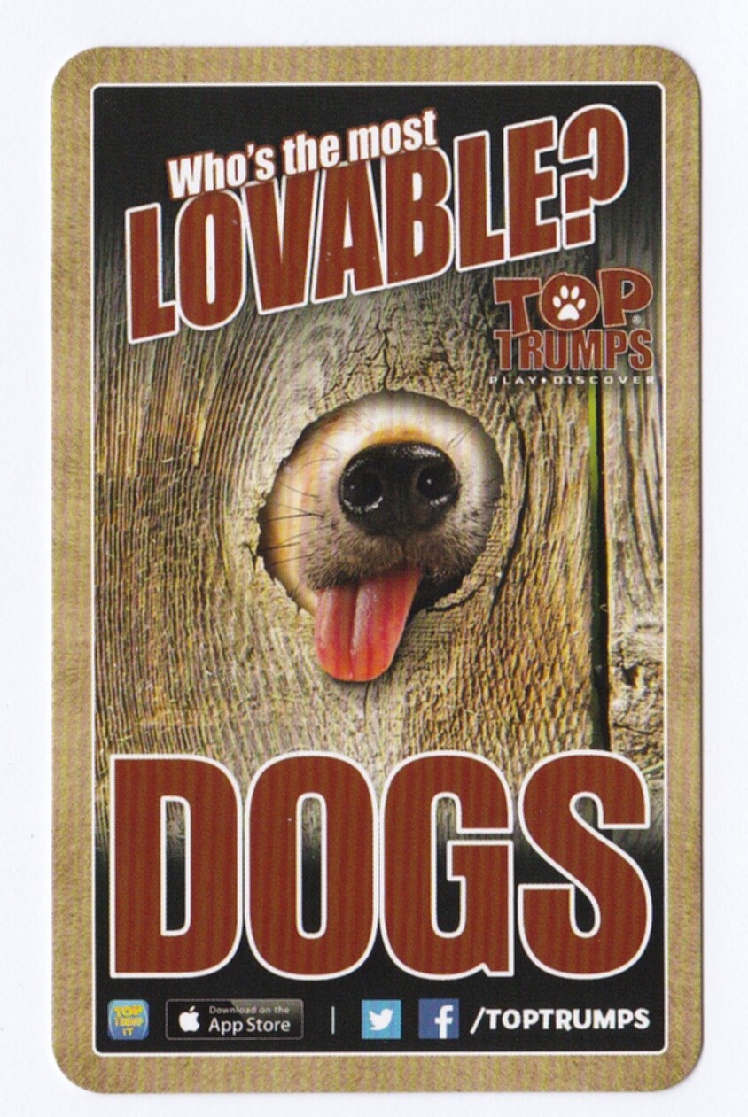 BOXER, WHO'S THE MOST LOVABLE? - DOGS, RARE TOP TRUMPS CARD. | eBay UK