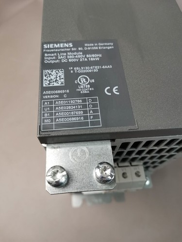 Siemens used SINAMICS S120 Smart Line Module 6SL3130-6TE21-6AA3 16KW | eBay