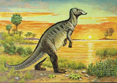 DINOSAUR POSTCARD - TRACHODON OF ANCIENT TIMES - DPPC 44 | eBay