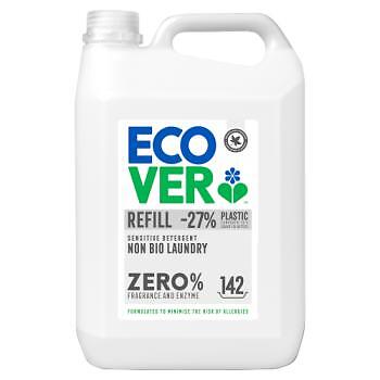 Ecover Zero Non Bio Laundry Liquid 142 Washes 5L-2 Pack | eBay UK