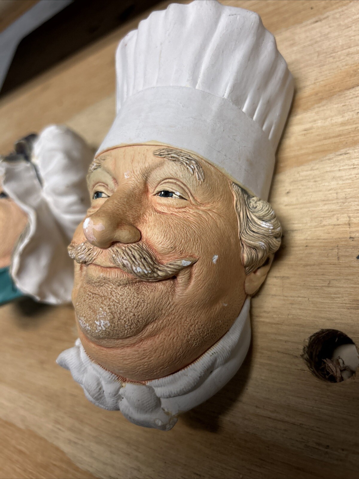 Bossons England Chef Cook Chalk head Figures | eBay