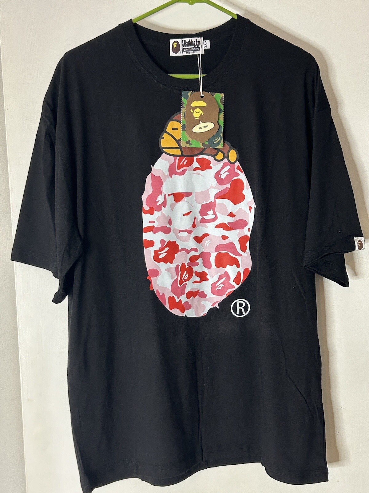 A Bathing Ape Shirt BAPE Baby Milo T-Shirt Size 2XL 🔥💥🔥🛁🦧 | eBay