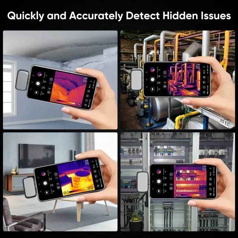 Hi-res GW192A Thermal Imaging Camera 192x192 IR Res for Android iPhone ...