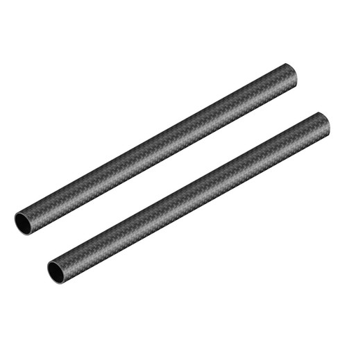 2 Pack 16x14x330mm Carbon Fiber Round Tubes 3K Roll Wrapped Tube for RC ...
