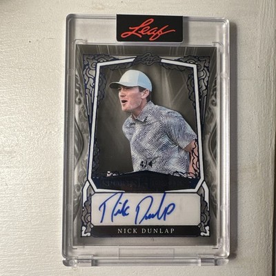 2025 Leaf Metal Sports Heroes Auto 4 /4 Bookend - Nick Dunlap | eBay