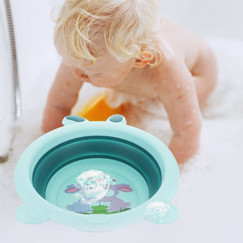 Foldable Baby Washbasin Portable Wash Basin Travel Wash Basin | eBay ...