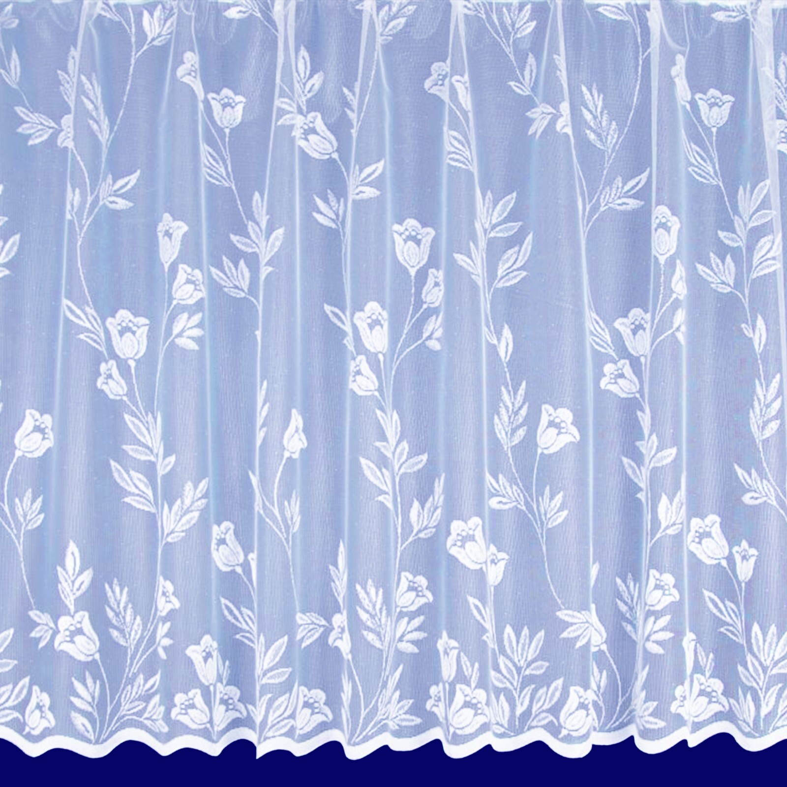 Tina Floral Pattern Net Curtains - Free Postage - Sold By The Metre ...