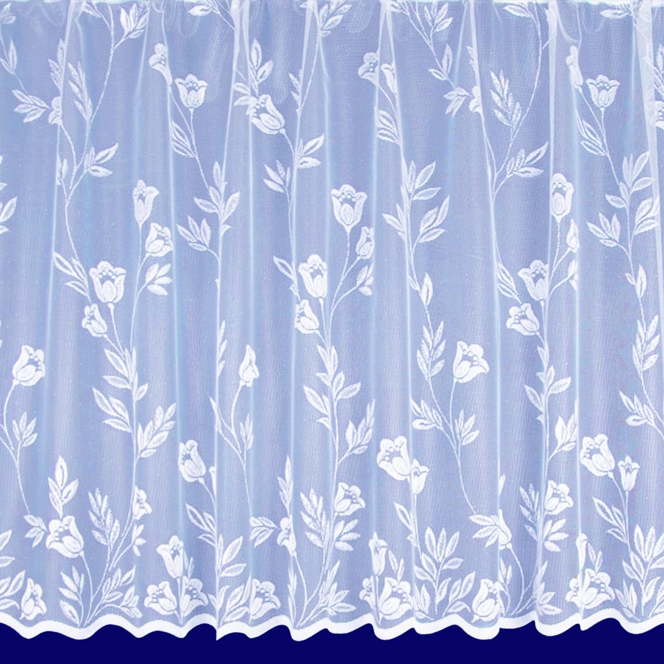 Tina Floral Pattern Net Curtains - Free Postage - Sold By The Metre ...