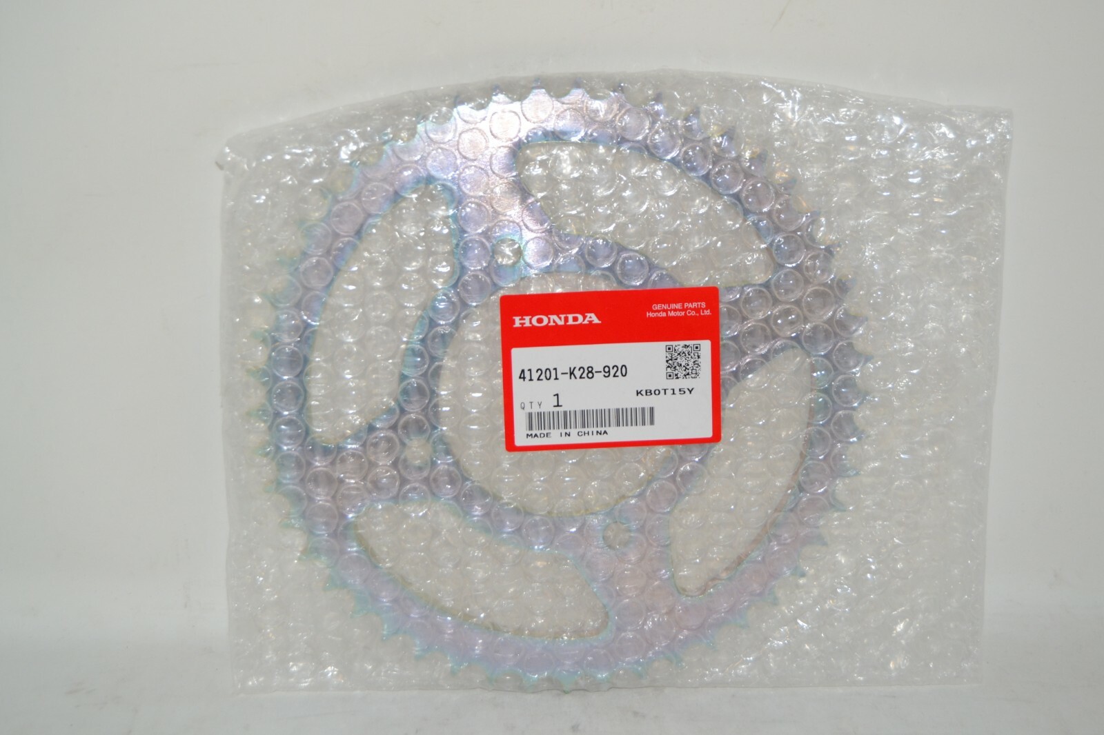 OEM Honda Rear Sprocket 41201-K28-920 CRF125F 2014-2021 Parts Fish New ...