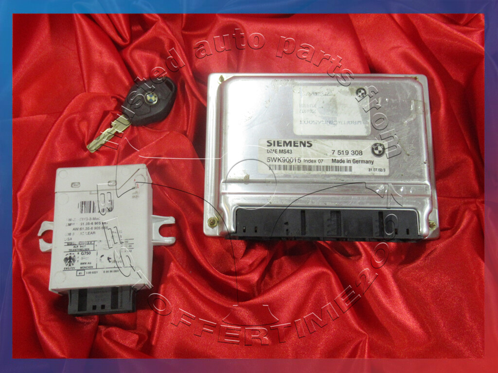 BMW E46 E39 E53 3 5 X5'ies 2.5i M54 ENGINE ECU DME MS43 IMMOBILIZER EWS ...