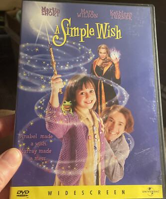 A Simple Wish (DVD, 1997) Martin Short Mara Wilson Kathleen Turner ...