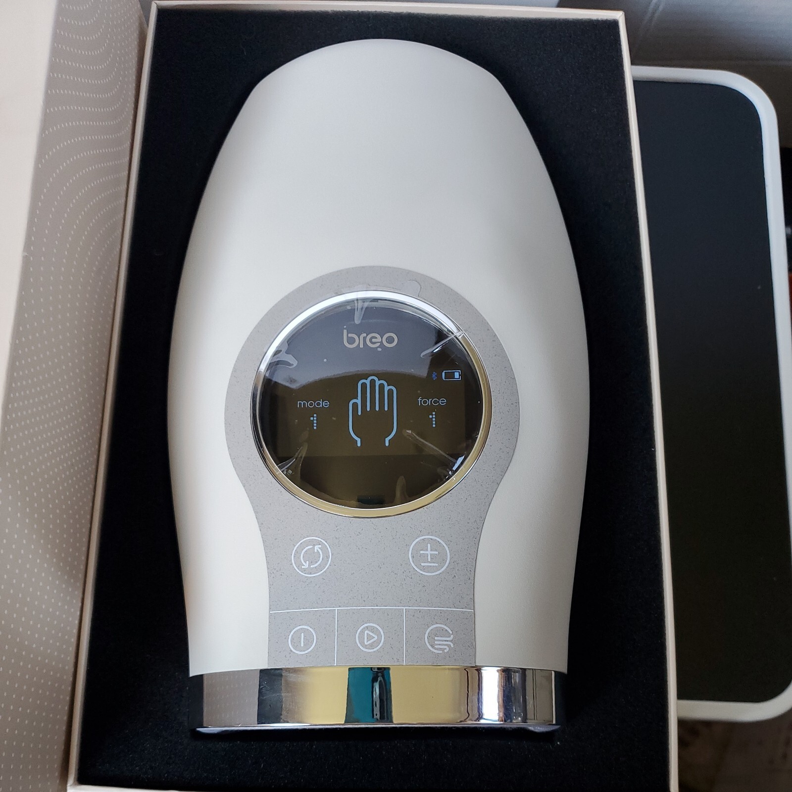 Breo WOWO S Cordless Rechargeable Hand Massager w Air Pressure Heat ...