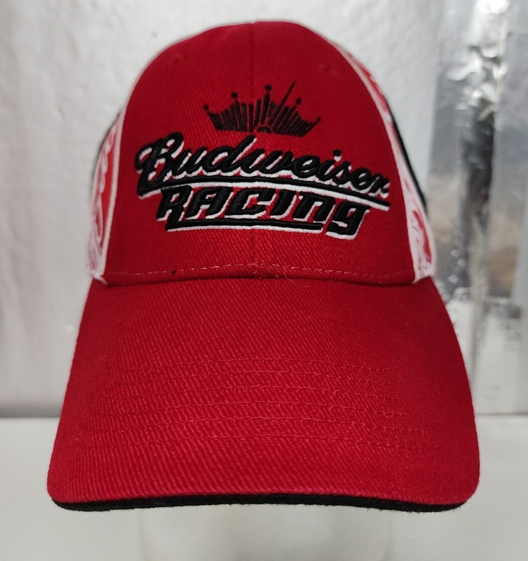 Vintage 2007 Budweiser Racing Logo Mens Strap Back An… - Gem