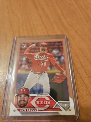 2023 Topps Update #US149 Levi Stoudt RC Rookie Cincinnati Reds Gold ...
